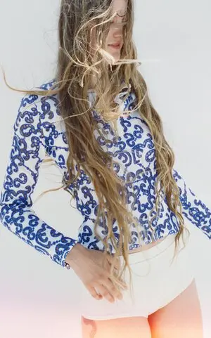 Gabriela Hearst Atoll Wool Top
