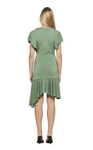 Christopher Esber Tai Rivet Jersey Tee Mini Dress