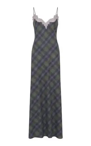 Gabriela Hearst Nesta Wool-cashmere Maxi Dress - Plaid