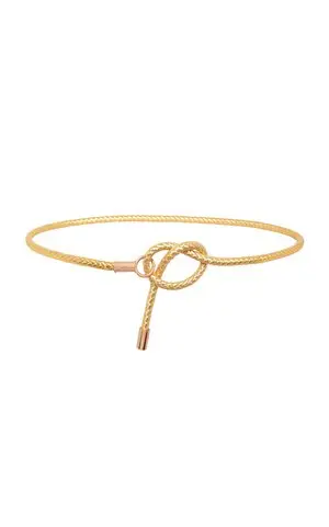 Gabriela Hearst Rope Belt - Gold