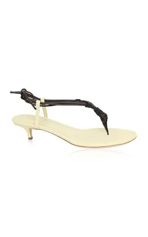 Christopher Esber Lasso Flip Flop Micro Heel - Yellow