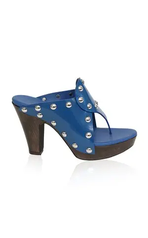 Christopher Esber Juna Studded Clog Blue