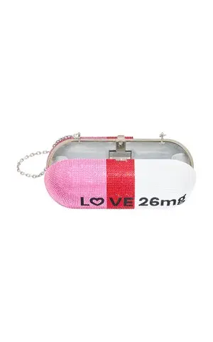 Judith Leiber Love Pill Capsule Clutch