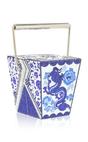 Judith Leiber Dragon Clutch - Blue