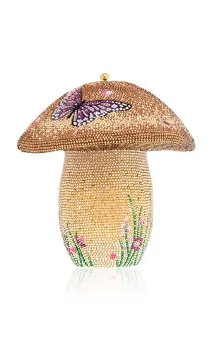 Judith Leiber Bella Mushroom Clutch - Brown