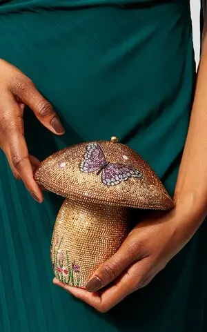 Judith Leiber Bella Mushroom Clutch