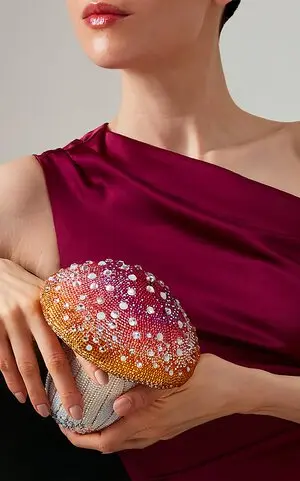 Judith Leiber Toadstool Mushroom Clutch