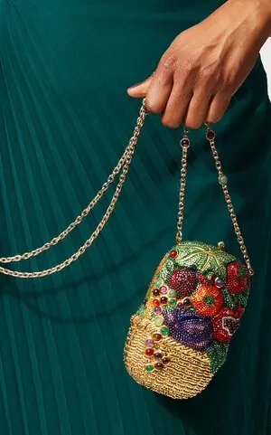 Judith Leiber Farm Fresh Vegetable Basket" Clutch