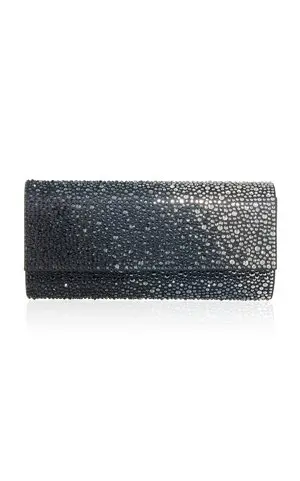 Judith Leiber Caviar Perry Gradient Clutch - Red