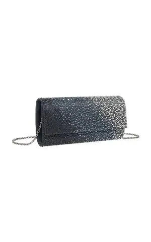 Judith Leiber Caviar Perry Gradient Clutch