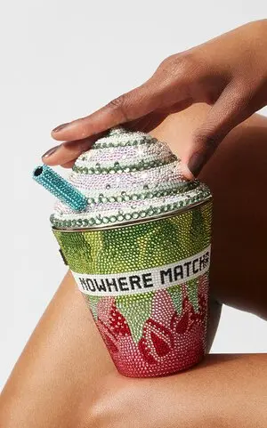 Judith Leiber Matcha Frozen Drink Clutch