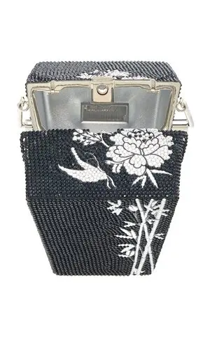 Judith Leiber Bamboo Take Out Box Clutch