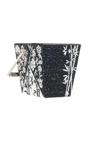 Judith Leiber Bamboo Take Out Box Clutch