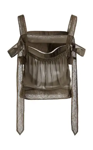 Christopher Esber Cleo Utility Cotton-silk Suspended Top
