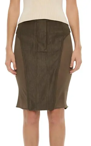 Christopher Esber Cleo Utility Cotton Midi Skirt