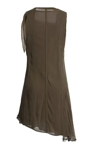 Christopher Esber Cleo Utility Cotton-silk Mini Dress