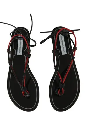 Christopher Esber Lasso Flip Flop Sandal - Black