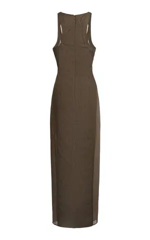 Christopher Esber Cleo Utility Cotton Tank Maxi Dress