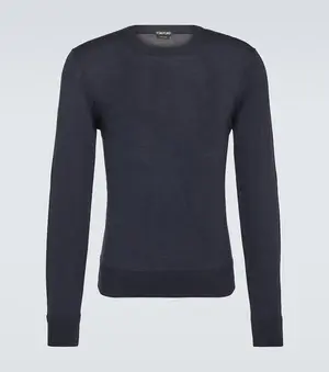 TOM FORD Wool Sweater - Blue
