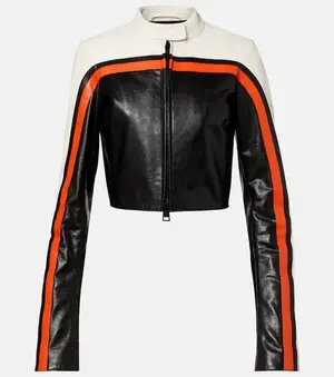 Balenciaga Leather Biker Jacket