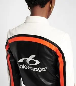 Balenciaga Leather Biker Jacket