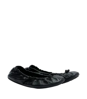 Bottega Veneta Fantasmina Leather Ballet Flats - Black