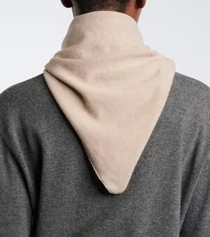 Brunello Cucinelli Monili Cashmere Scarf
