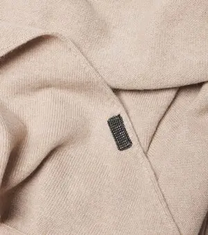 Brunello Cucinelli Monili Cashmere Scarf