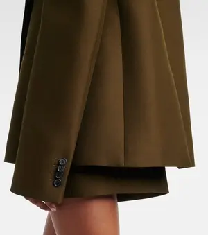 Khaite Silvannah Wool And Silk Cady Blazer