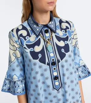 La DoubleJ Artemis Printed Cotton Maxi Dress