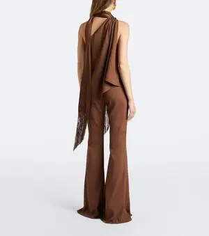 TALLER MARMO Mae High-rise Flared Pants - Brown