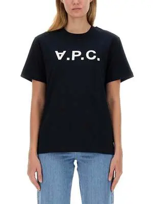 A.p.c. Logo T-shirt - Blue