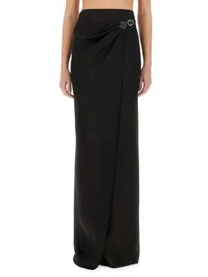 TOM FORD Maxi Wrap Skirt With Belt - Black