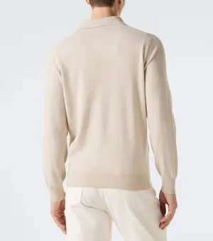 Brunello Cucinelli Cashmere Polo Sweater