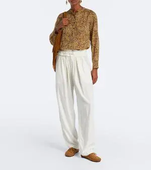 MARANT ETOILE Celia Wide-leg Pants - White