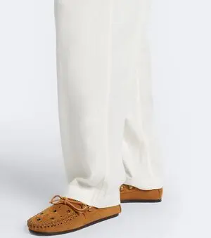 MARANT ETOILE Celia Wide-leg Pants - White