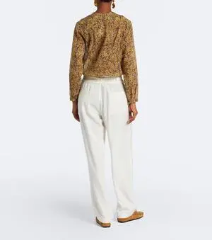 MARANT ETOILE Celia Wide-leg Pants - White