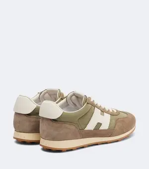 Hogan Athletic Suede Sneakers - Brown
