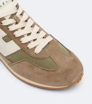 Hogan Athletic Suede Sneakers - Brown