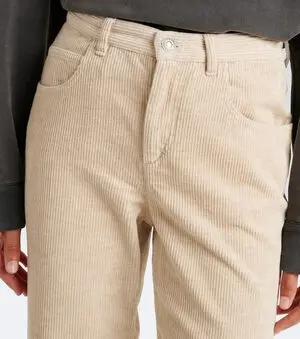 MARANT ETOILE Ruthie Corduroy Straight Leg Pants