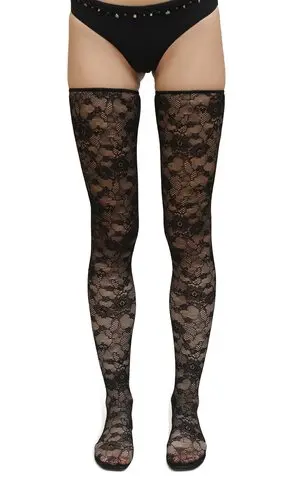 Christopher Esber Lexi Hosiery Stocking Boot - Black