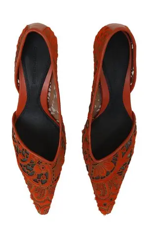 Christopher Esber Max Lasercut Calf Hair Pumps