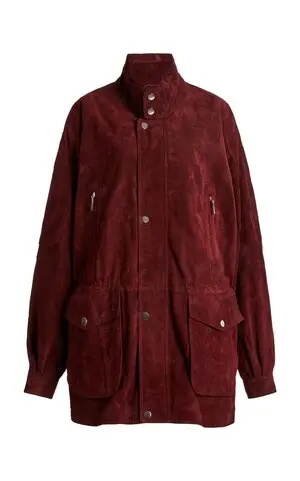Christopher Esber Hunt Leather Jacket - Red