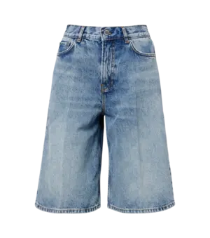 TOTEME Denim Bermuda Shorts - Blue