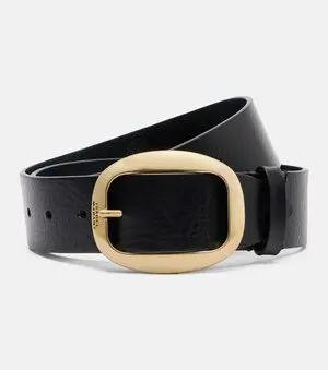 Isabel Marant Étoile Dara Leather Belt - Black