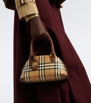 Burberry Primrose Check Mini Top-handle Bag