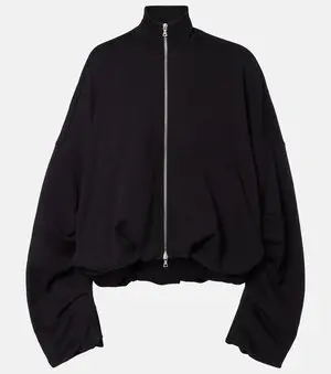Dries Van Noten Cotton Jersey Sweatshirt - Black