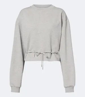 Dries Van Noten Cotton Jersey Sweatshirt - Grey