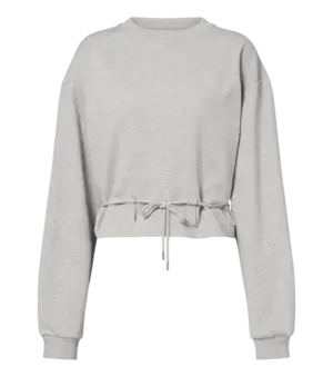Dries Van Noten Cotton Jersey Sweatshirt - Grey