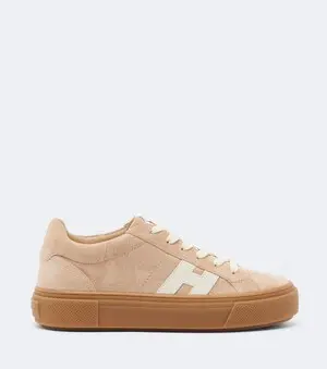 Hogan Crosswind Suede Platform Sneakers